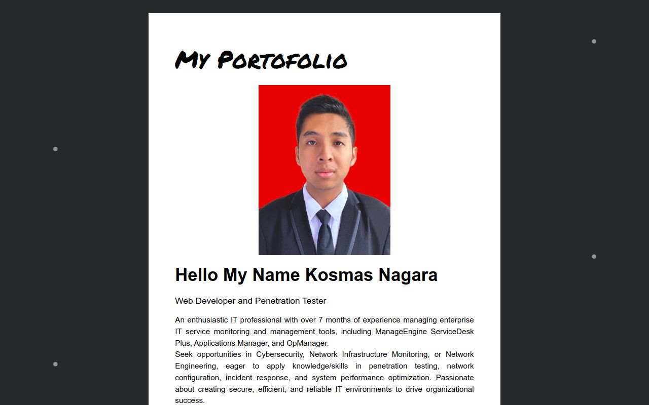 Kosmas Nagara Portofolio